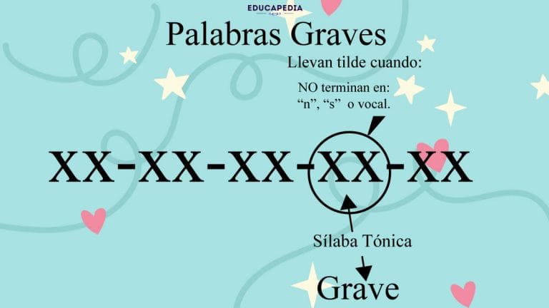 Las palabras graves y su acentuación - Educapedia