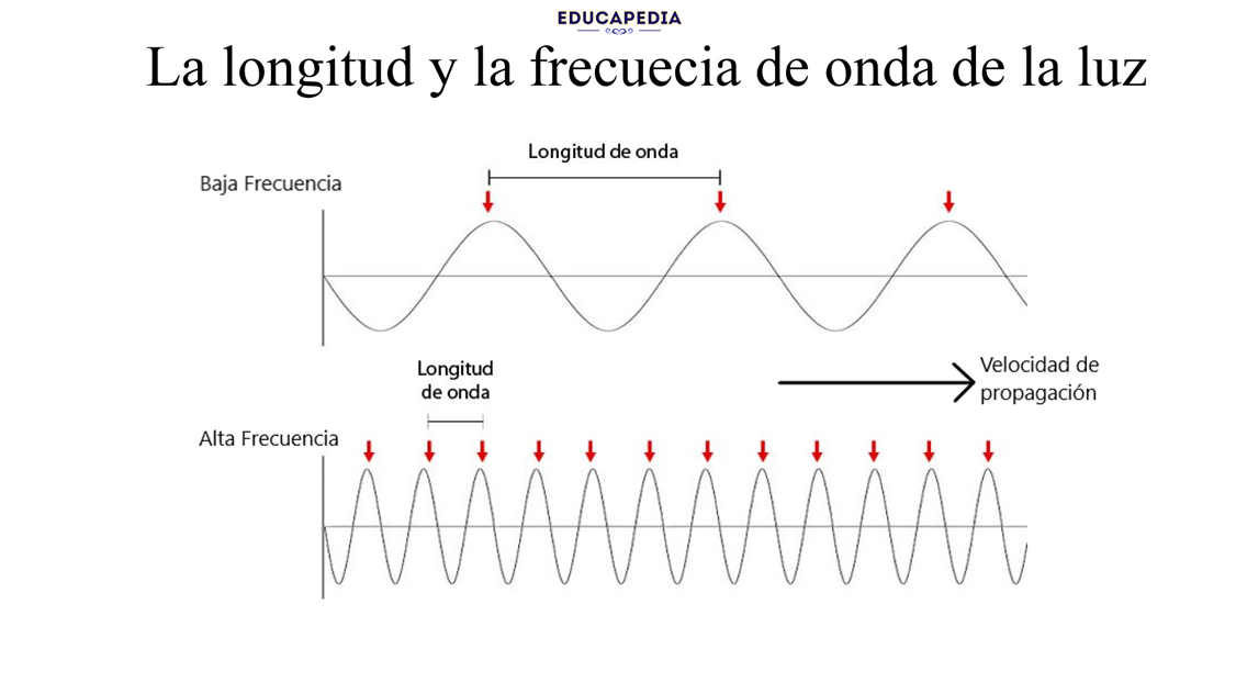 La luz. Longitud de onda, frecuencia y energía - Educapedia