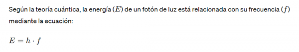 La luz. Longitud de onda, frecuencia y energía - Educapedia